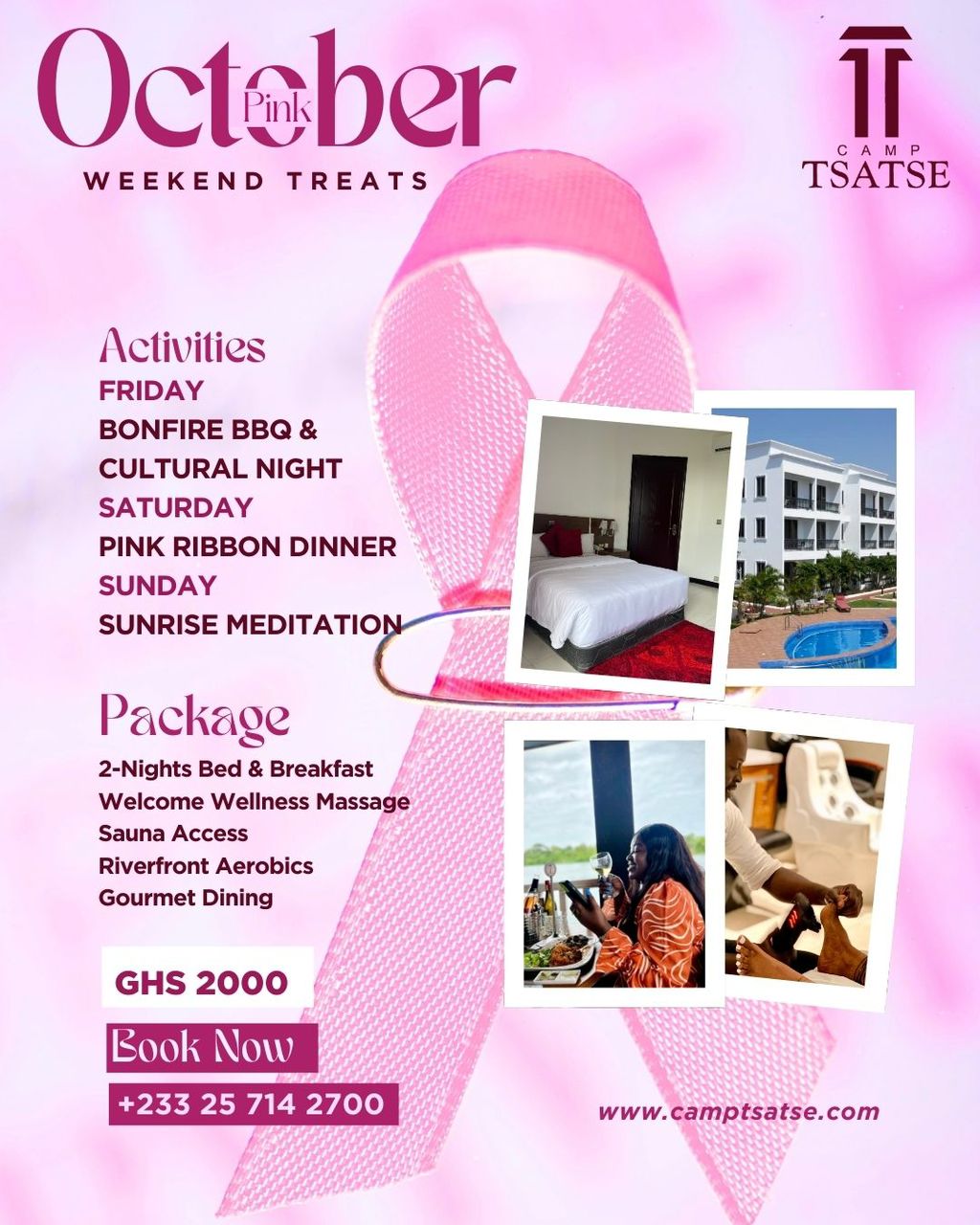 Camp Tsatse - Best Luxurious Resort & Hotel Ada (Ghana)